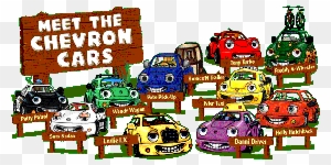 [chevron Cartoony Cars] - Chevron Cars Tony Turbo - Free Transparent ...